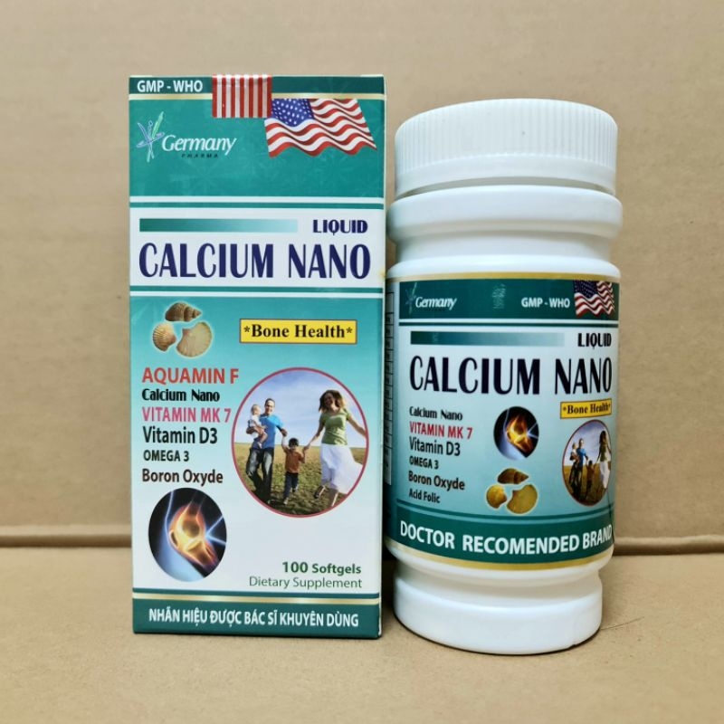 LIQUID CALCIUM NANO, GIÚP BỔ SUNG CALCI, GIÚP XƯƠNG VÀ RĂNG CHẮC KHỎE